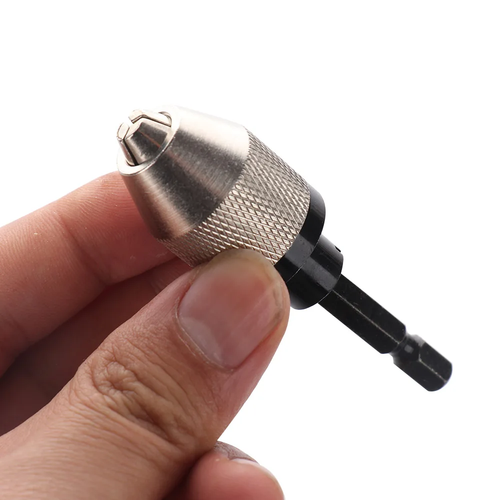 1/4นิ้ว Hex Shank 0.3 6.5Mm Keyless Chuck AdapterChange อะแดปเตอร์ ...