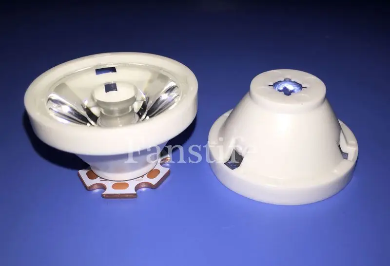 10pcs/lot 5 Degree 25 Degree Secondary Optical Lens for CREE XHP70 ...