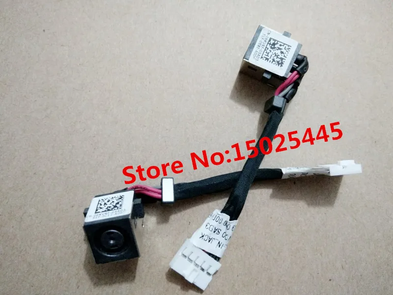 Free Shipping New original laptop power connector with cable for DELL ...