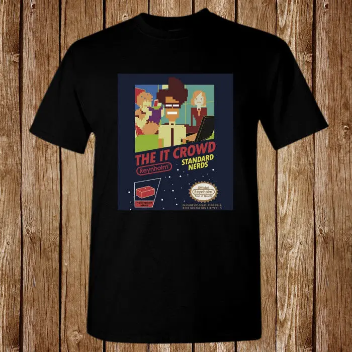 The IT Crowd Standard Nerds Logo Short Sleeve Men T shirt Tops Summer|T ...