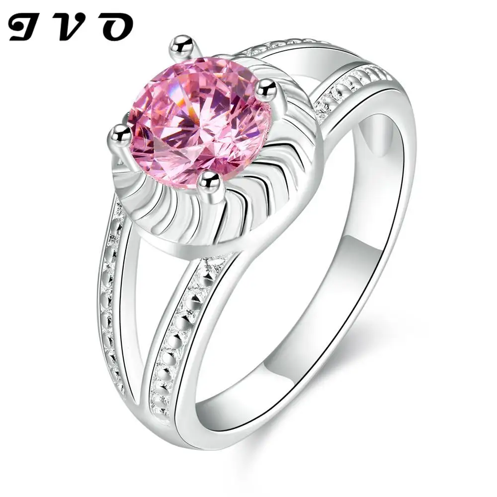 Wholesale silver plated rings for women bridal party jewelry new design ...
