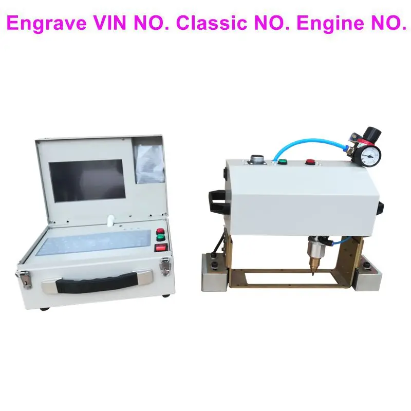 160*40mm Portable Vin/chassis Number Dot Peen Marking Machine Price ...
