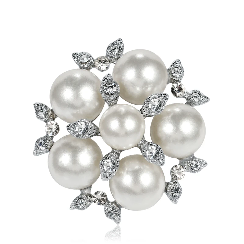 2018 Brooch Flower for Women Small Rhinestone Brooches for Scarf ...