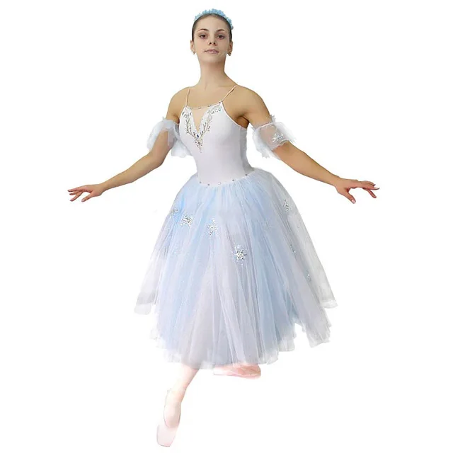 Elsa Snow Queen Soft Ballet Dresses,Girls Ballerina Dress For Ballet ...