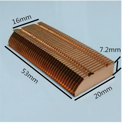 Copper Heat Dissipation fin Copper Brass Heat Copper fins Heat ...