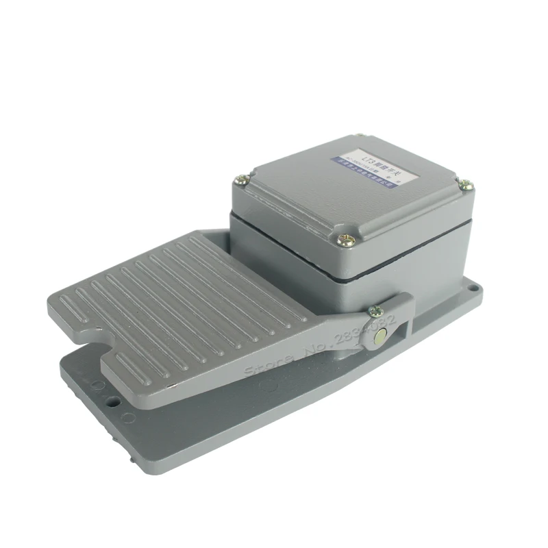 Metal-Foot-Switch-SPDT-1NO-1NC-Momentary-Antislip-Pedal-Switch-15A ...