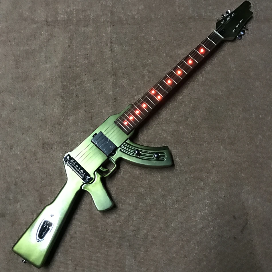 DK LED acrylic electric guitar,free shipping-in Guitar from Sports ...
