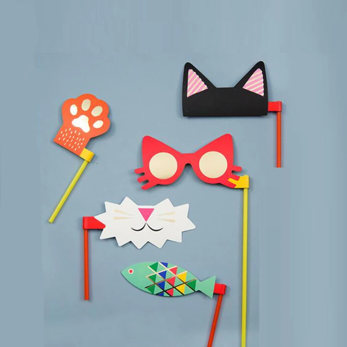 Photo Booth Props Photography Mask Paper Card Wedding/birthday/ Party ...