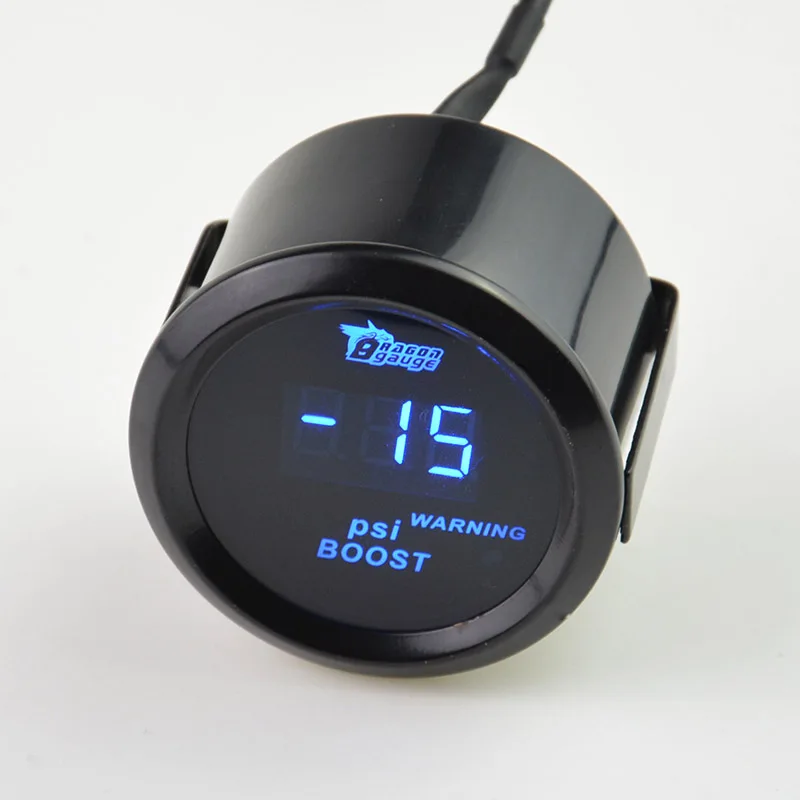 2 inch (52mm) Digital Auto Turbo Boost Gauge Meter with Sensor for Auto ...
