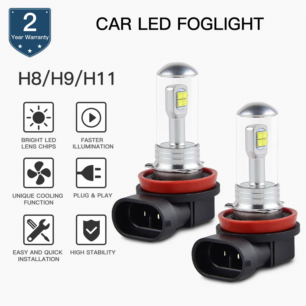 Motocykl 100 w/para H11 reflektor żarówki led lampa dla BMW R1200R 2006 ...