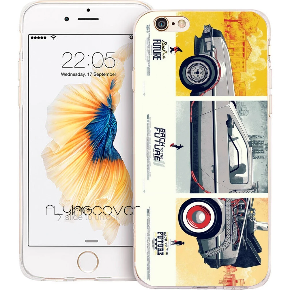 Coque Back to the Future Clear Soft Silicone Phone Cases for iPhone XS ...