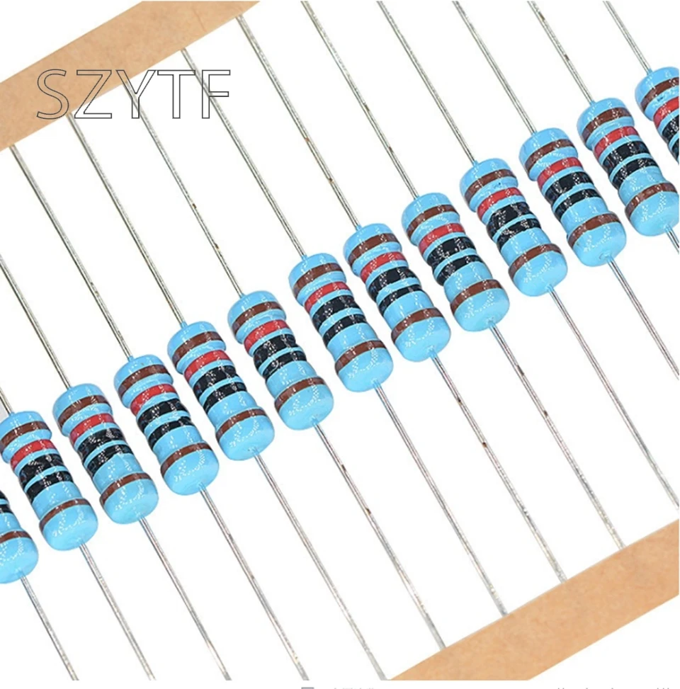2W 1% 0.1 ohm 0.91 ohm 21 kinds * 10 = 210pcs Metal film resistor ...