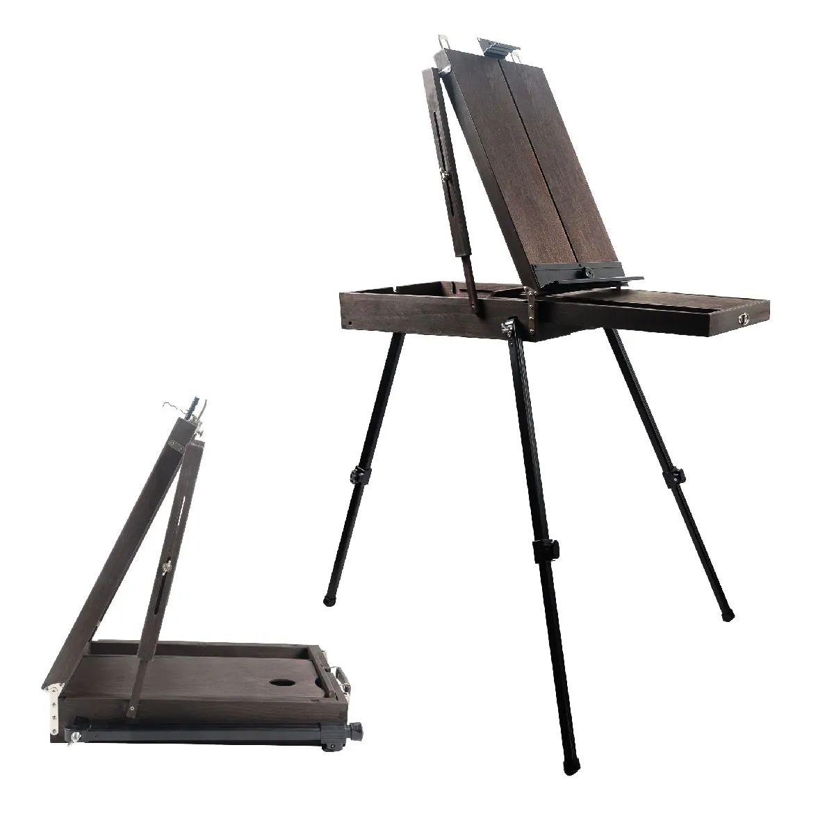 Conda French Easel & Sketch-box Adjustable Artist Craft Folding Durable ...