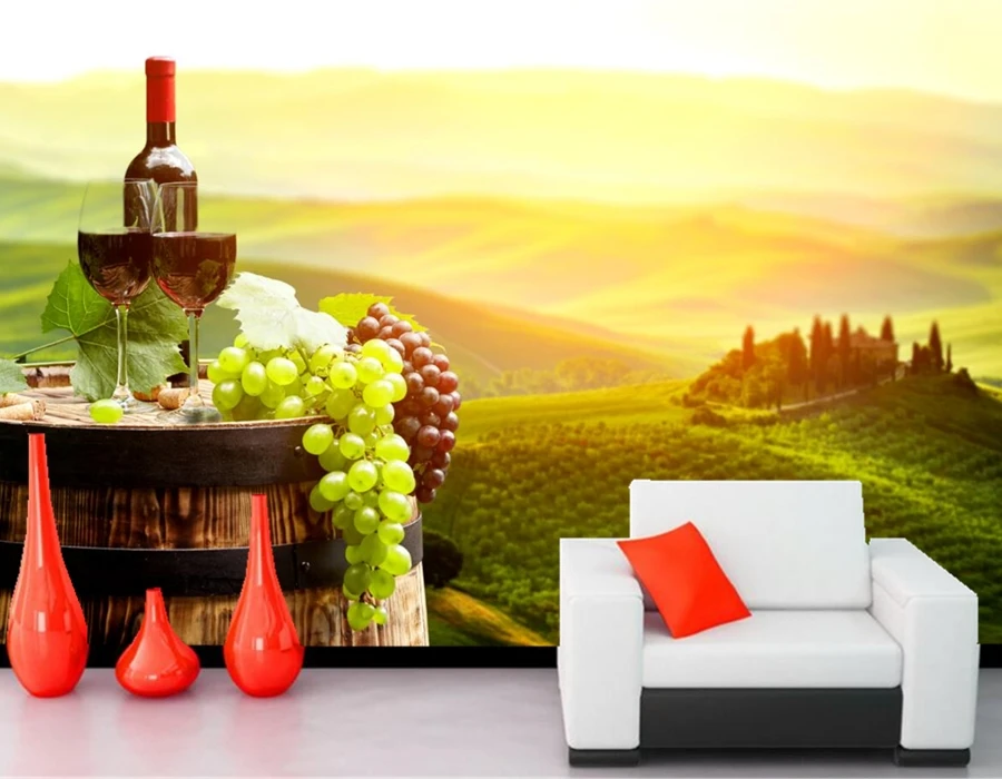 Wine Barrel Wall Murals