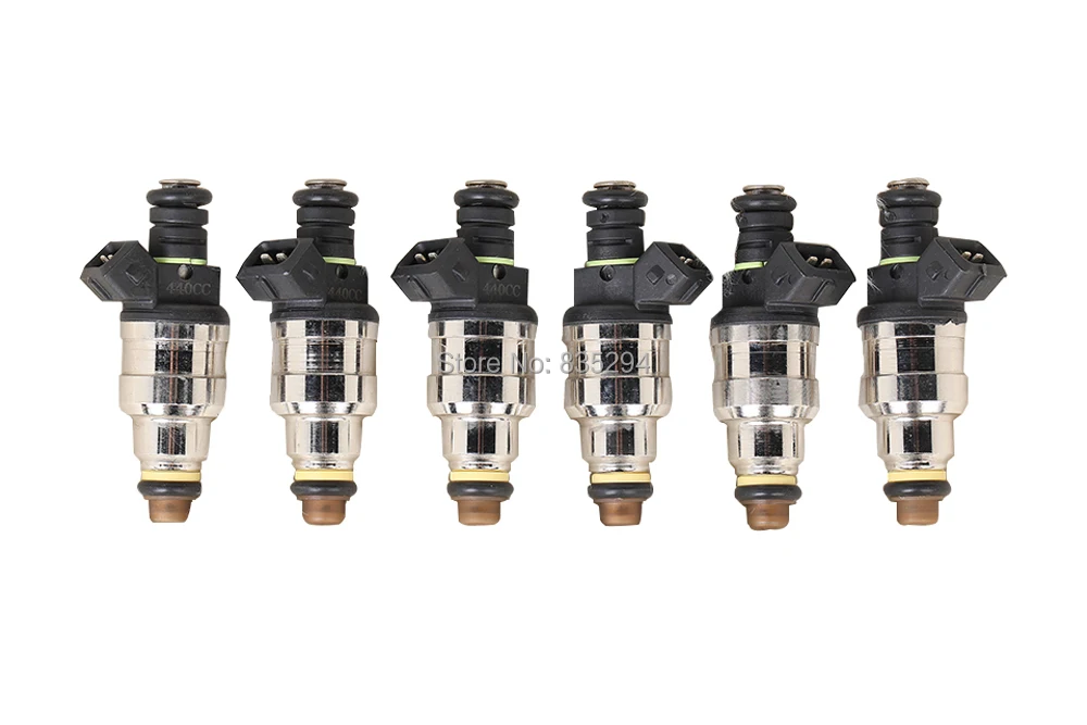 MOSTPLUS 6PCS New 1200CC EV1 Fuel Injectors Replaces 0280150558 for L6 ...