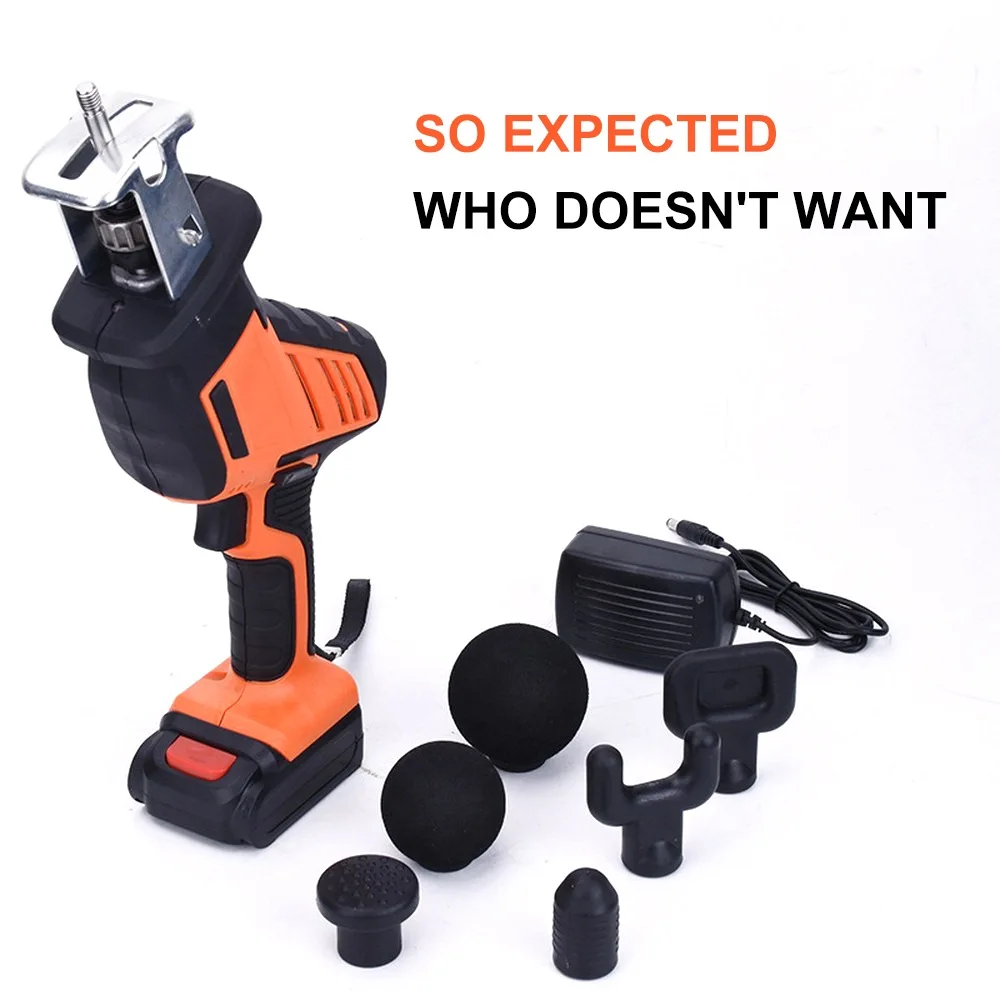Electronic Therapy Body Massage Gun High Frequency Vibrating Massage ...