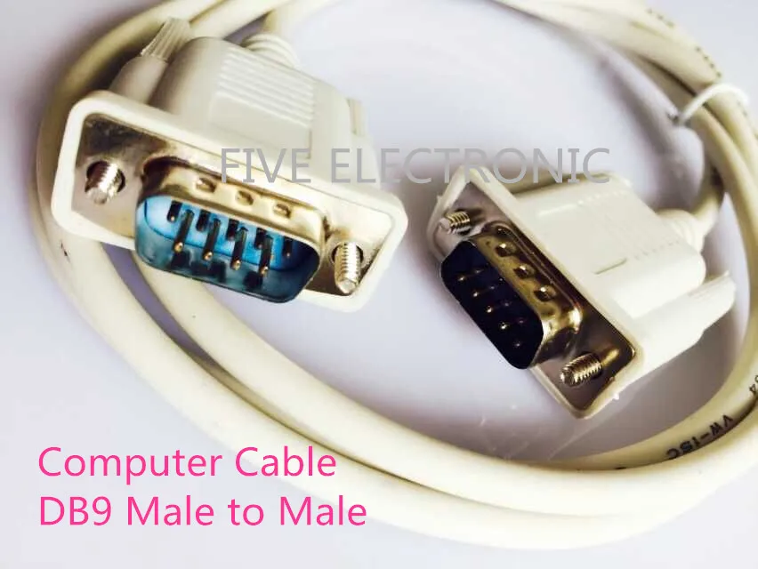 Db9 Male To Male Serial Port Cable. Rs232 Computer Cable. Com Cable ...