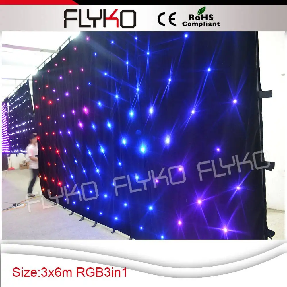 Free Shipping Star Cloth Led Star Black Cloth Or Led White Cloth ...