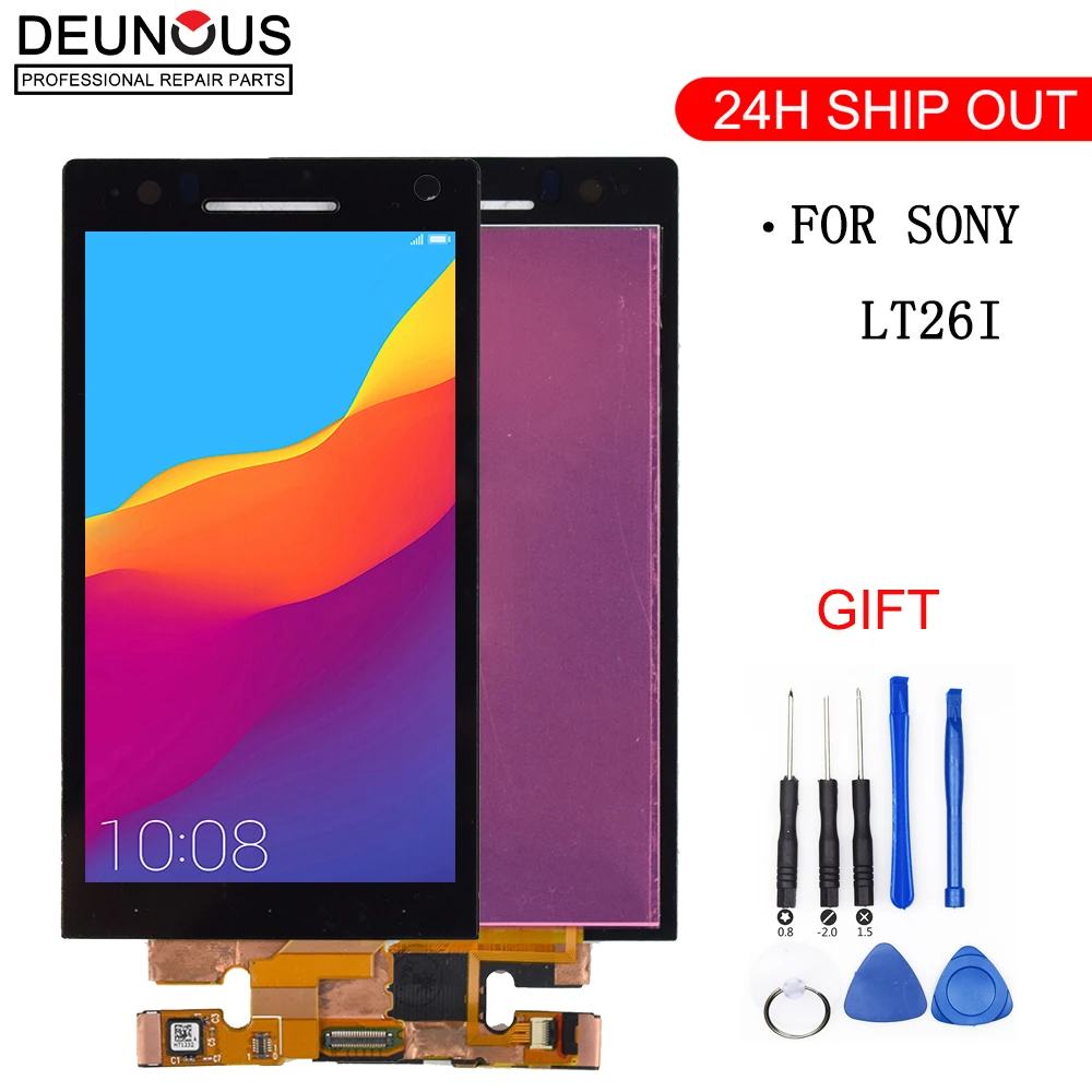 New-For-Sony-Ericsson-Xperia-S-LT26-LT26i-LCD-display-with-touch-screen ...