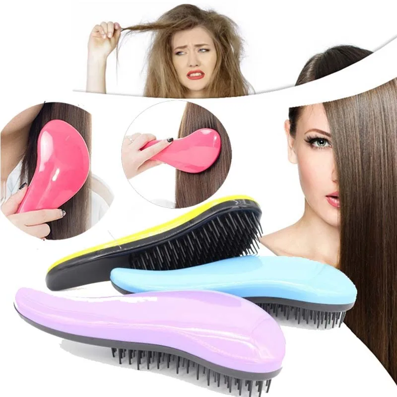 Handle Tangle Detangling Comb Shower Hair Brush Comb Salon Styling ...