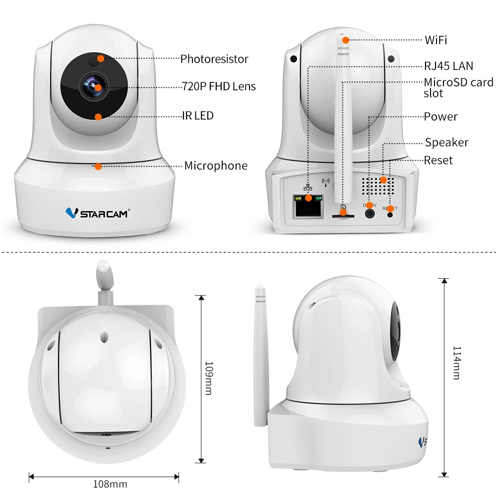 On Sale VStarcam C29S 1080P Full HD Wireless IP Camera CCTV WiFi Home ...
