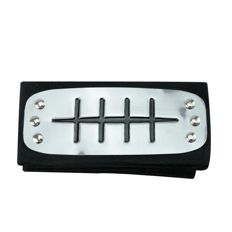 1 Piece Naruto Headband Konoha Forehead Protector Rain Rebel ...