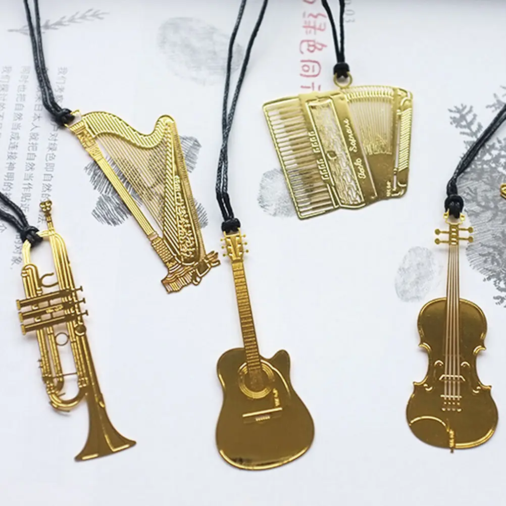 Random Guitar bookmark Musical instruments marcador de livro Creative ...