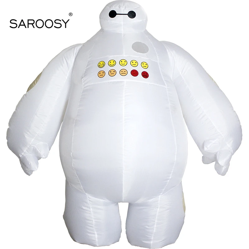 SAROOSY New Baymax Inflatable Costumes Halloween Party Big Hero Cosplay ...