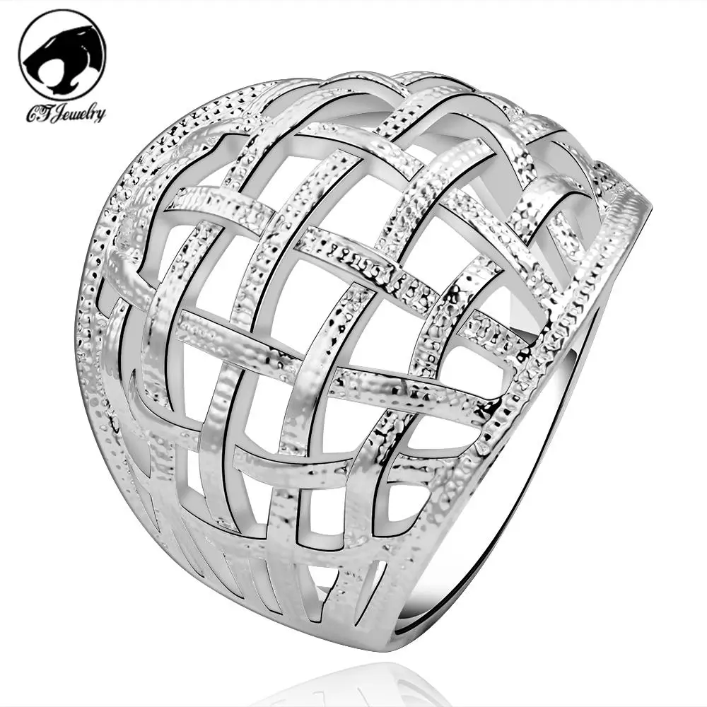New Design Finger Ring For Lady Fashion Reticular Rings Women's Jewelry ...