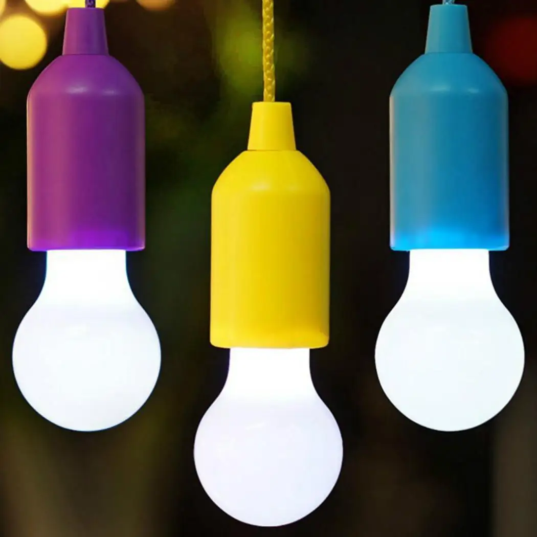 Portable LED Pull Cord Light Party 1.1M Night light Decor 1W Camping ...