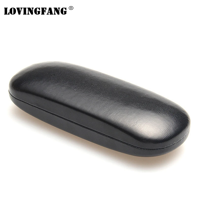 Hot Leather Glasses Case Hard Frame Waterproof Eyeglass Case Cover ...