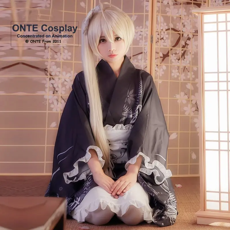 Anime Yosuga No Sora Cosplay Costumes Kasugano Sora Bathrobe Women ...
