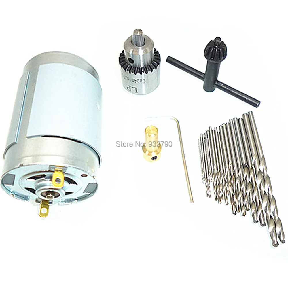 12v Dc Magnetic Mini Electric Motor Keyed Drill Chuck 3.17mm Motor ...