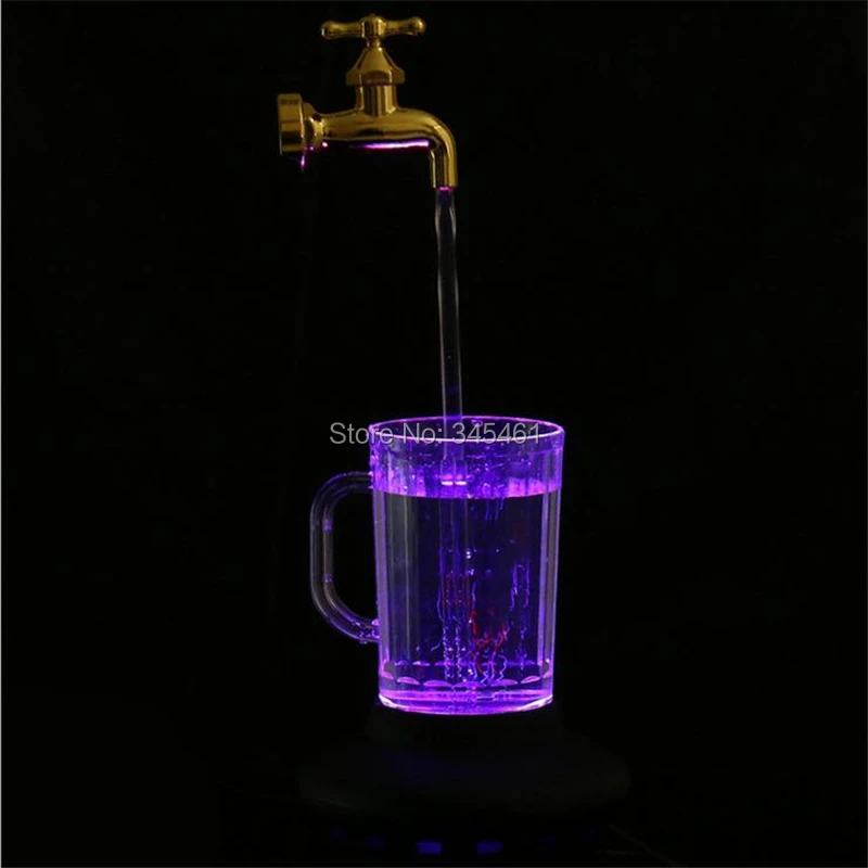 2016 Novelty Magic Faucet Fountain Color Change Led Light Water Faucet ...