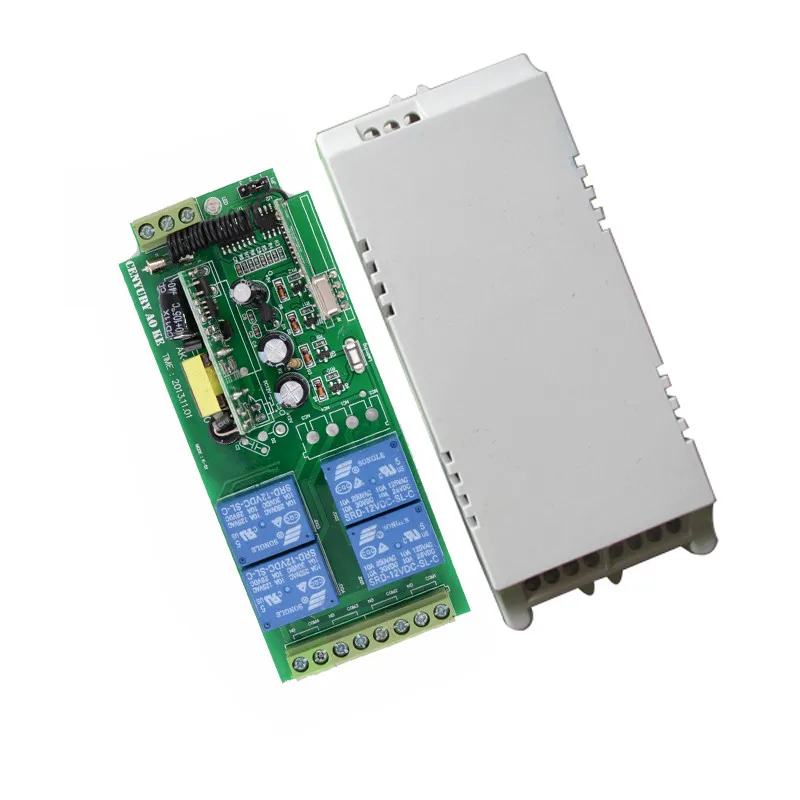 85v~250V 110V 220V 230V 4CH RF Wireless Relay Switch Learning Code ...