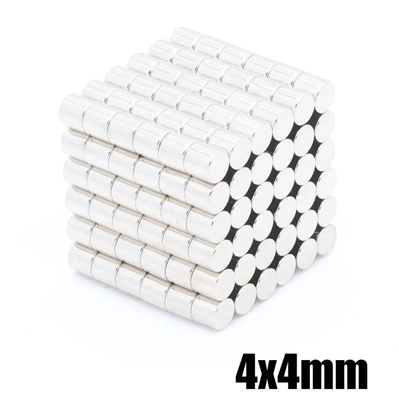 200Pcs-4x4-mm-Neodymium-Magnet-N35-Small-Round-Mini-Super-Strong-Super ...