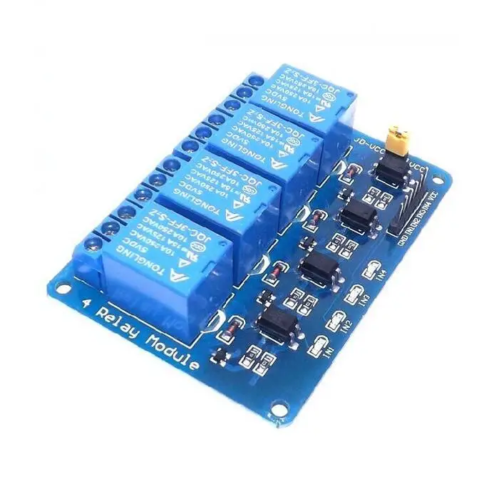 4 channel relay module Microcontroller development board relay ...