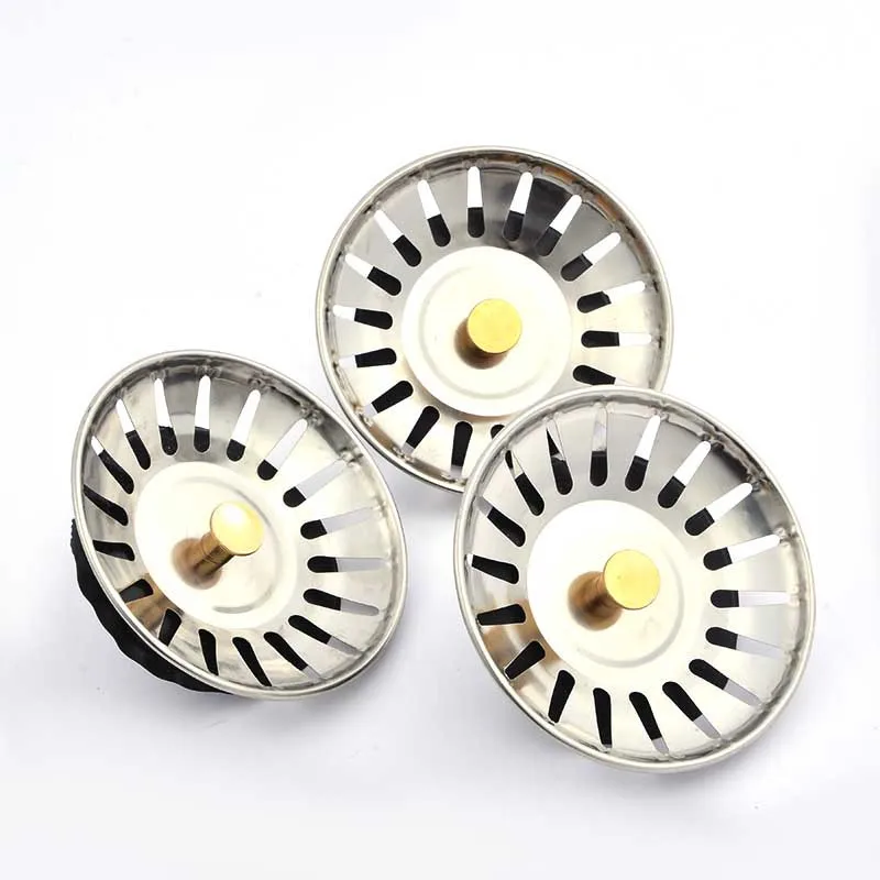 Stainless Steel Bathtub Hair Catcher Stopper Shower Drain Hole Filter
