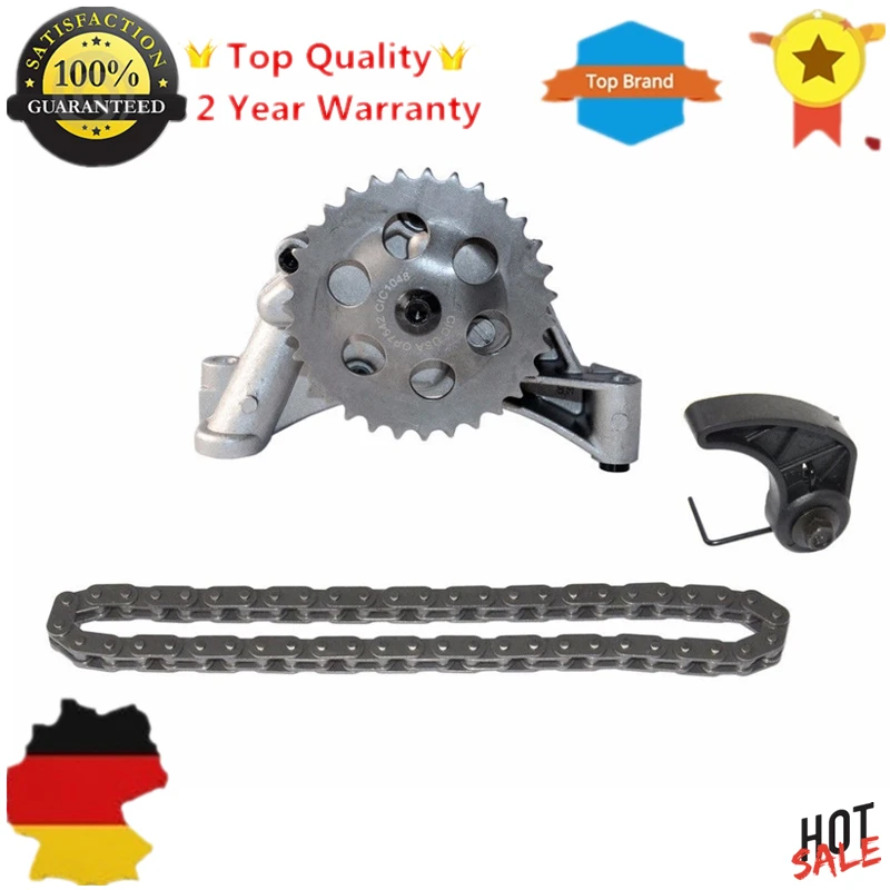 AP01 NEW Engine Oil Pump kit pump+chain+tensioner for Audi A4 TT VW ...