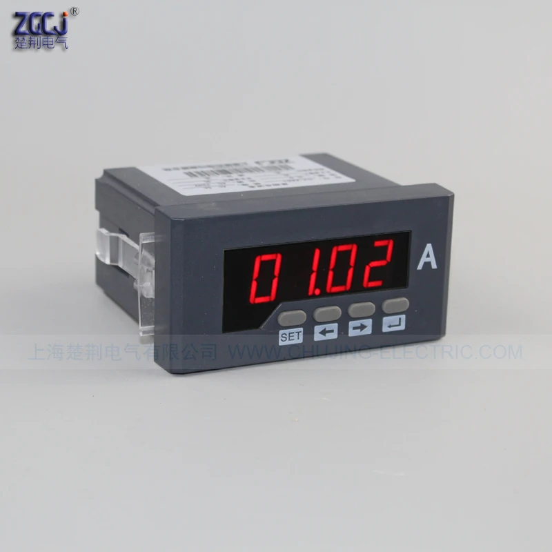 digital-ampere-panel-meter-black-digital-current-meter-AC-0-5A-Current ...