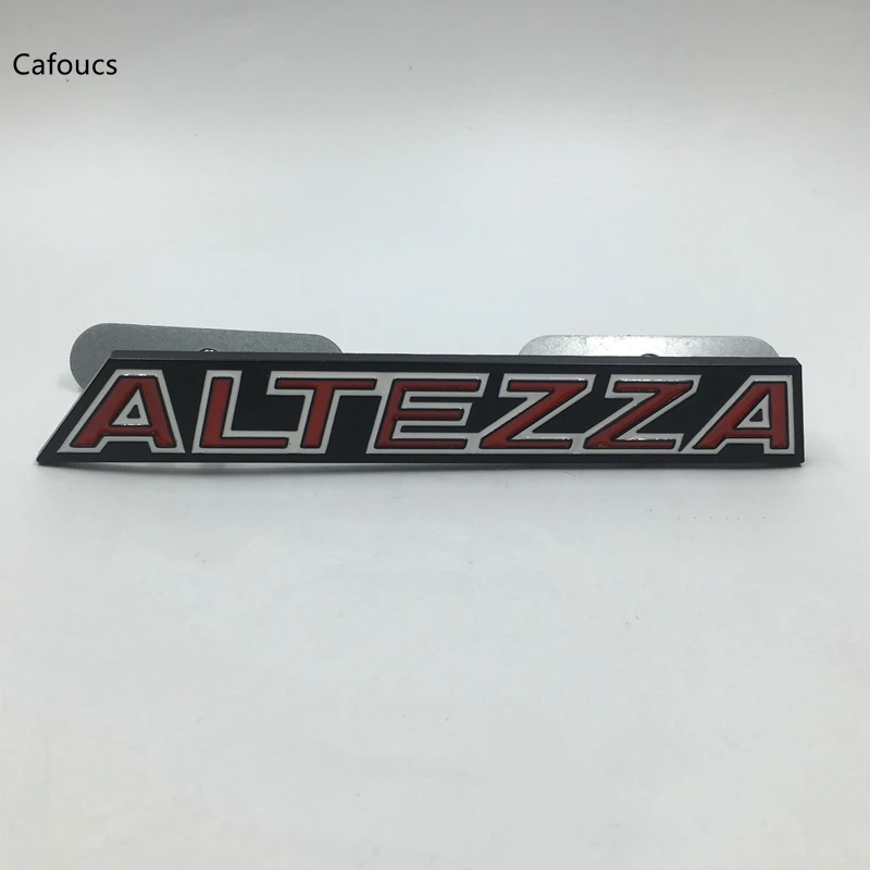 Cafoucs For Toyota ALTEZZA RS200 Car Front Grille Aluminum Badge Emblem ...