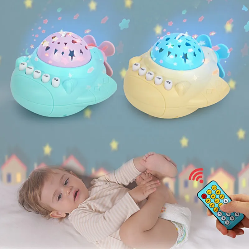 Buy Online 2018 Baby Toys Rattles Children Comfort Projection Remote ...