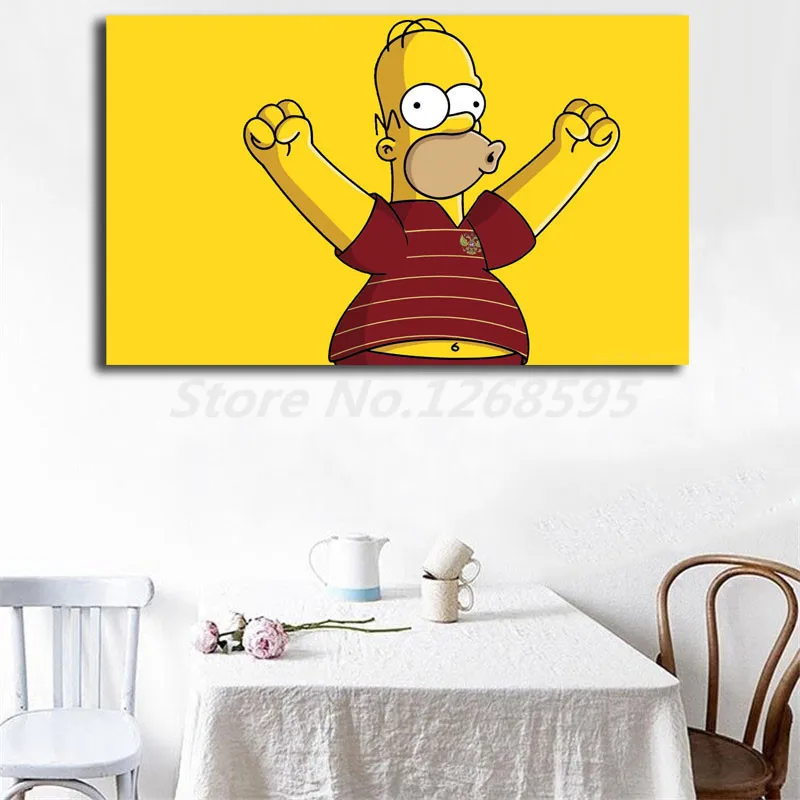 Homer Simpsoning Wallpaper Wall Art Canvas Posters Print Painting Wall ...