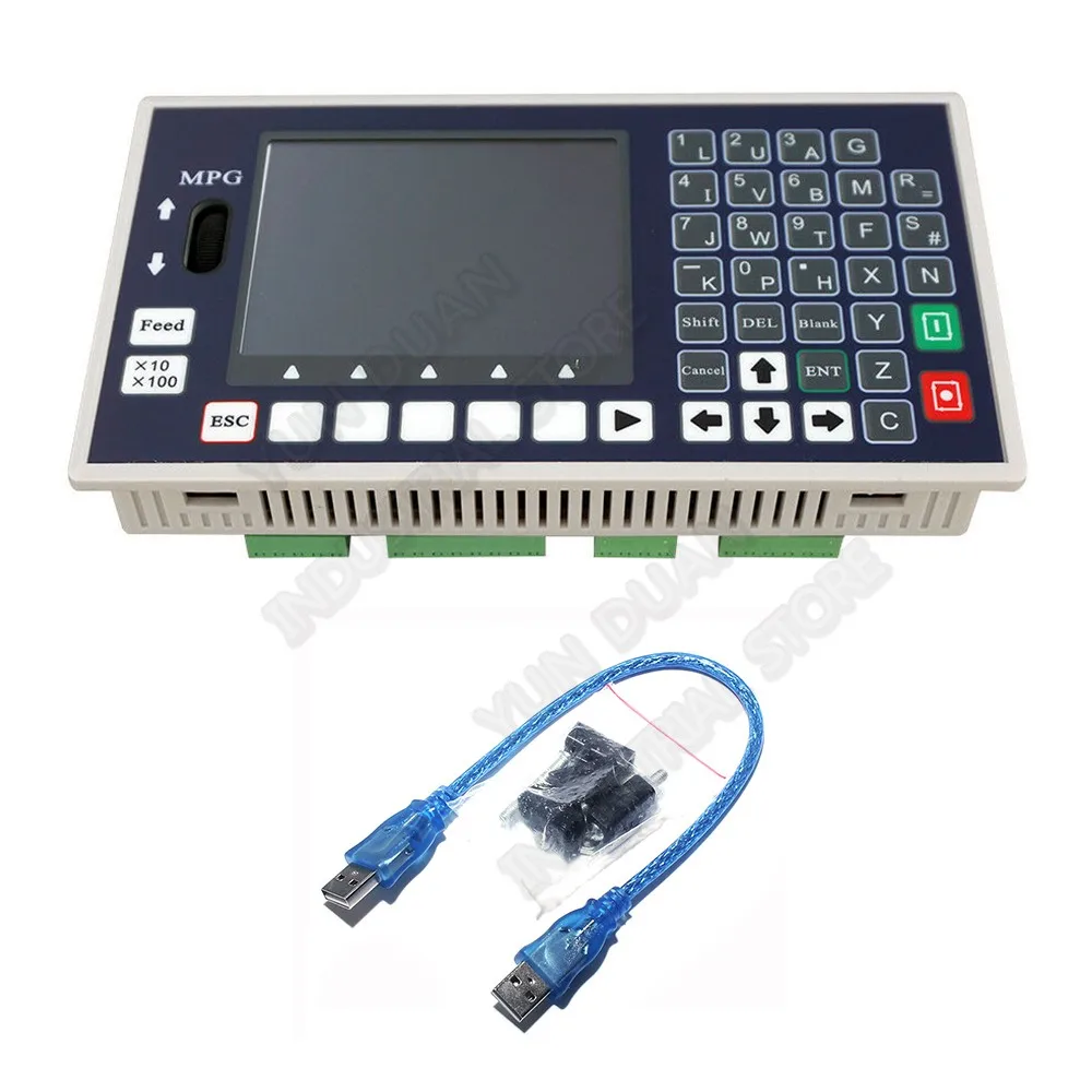 3 Axis Xyz G Code 3.5" Cnc Motion Controller 400khz Mpg Offline ...