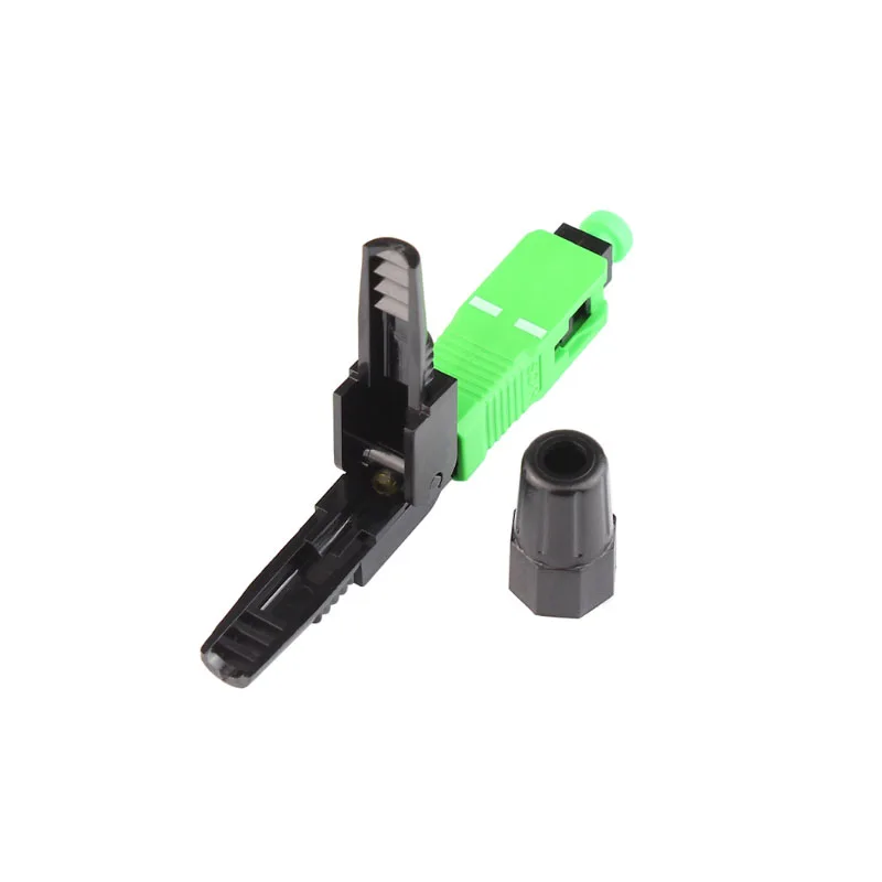 100 Uds. Montaje de campo óptico SC/APC de alta calidad fibra UPC FC LC SC UPC conector rápido ...
