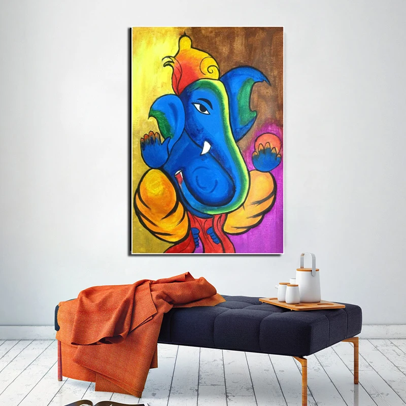 Ganpati Painting Canvas