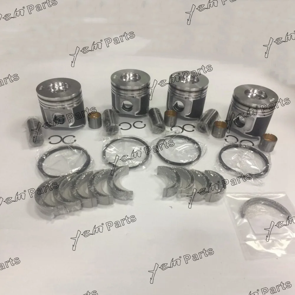 4D98-4TNV98-Overhaul-Kit-With-Piston-Piston-Ring-Bushing-Metal-Bearing ...