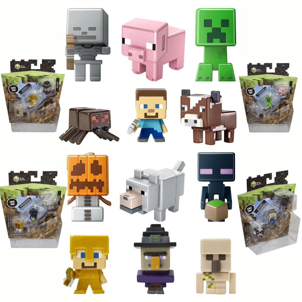 Minecraft figuras Minecraft colección figuras serie 1 con el paquete ...