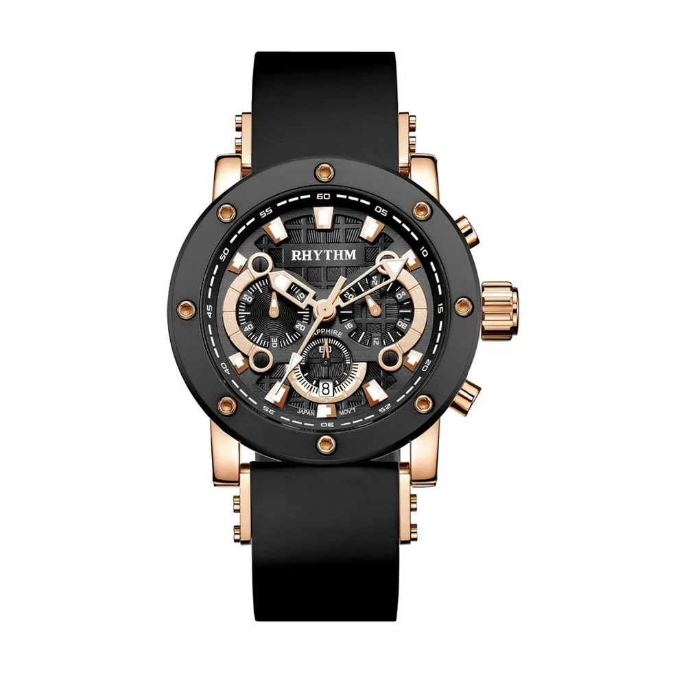 RHYTHM-watch-Japanese-brand-JAPAN-MOV-T-Automatic-watch-men-s-watch ...
