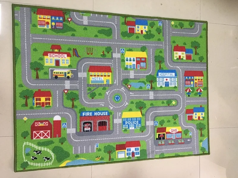 Simple City Map For Kids